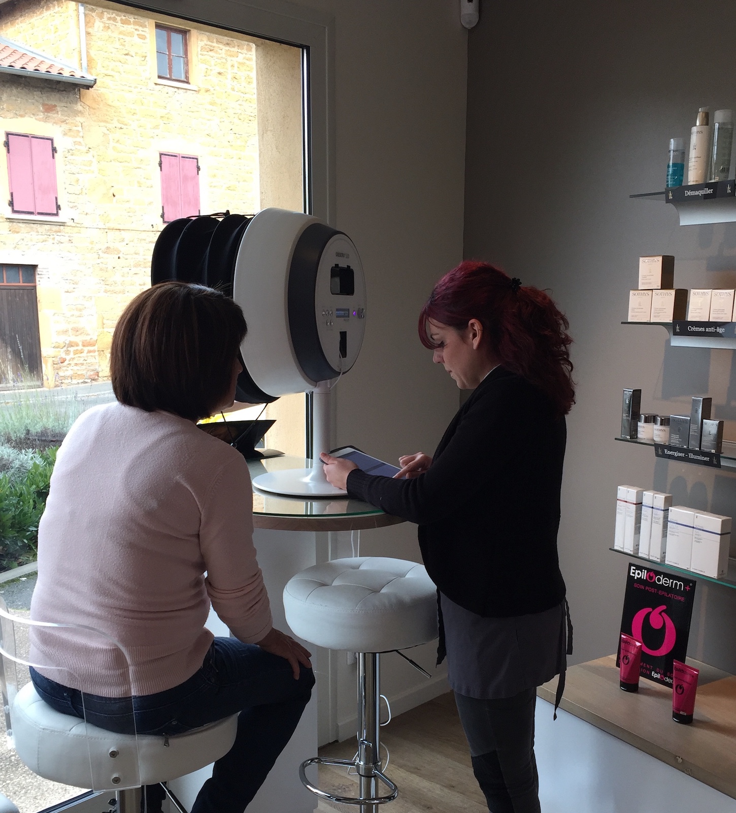 L'institut de beauté vous propose des diagnostic de la peau.